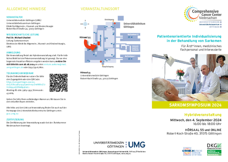 Sarkomsymposium 2024 "Patientenorientierte Individualisierung in der ...