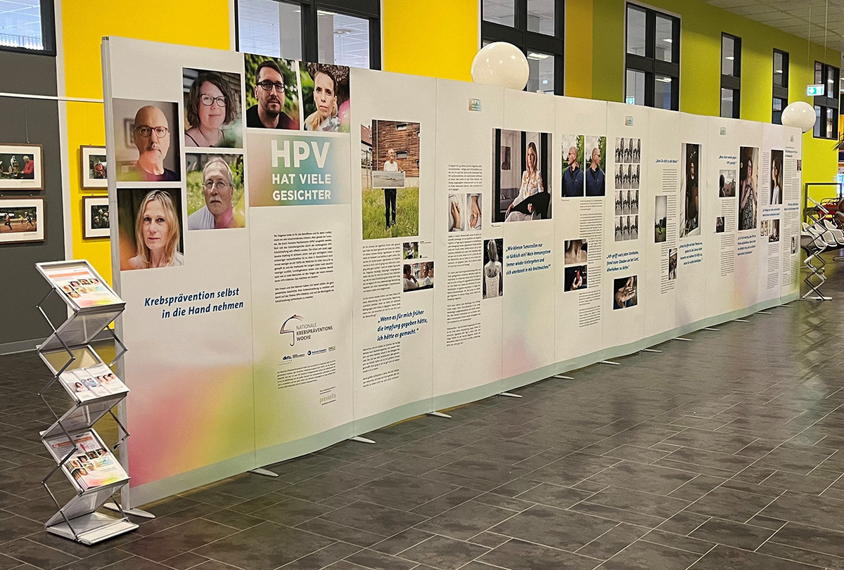 Wanderausstellung zur Krebsvorsorge: HPV hat viele Gesichter